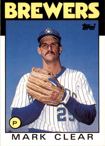 1986 Topps Traded Mark Clear Baseball Cards #25T | eBay