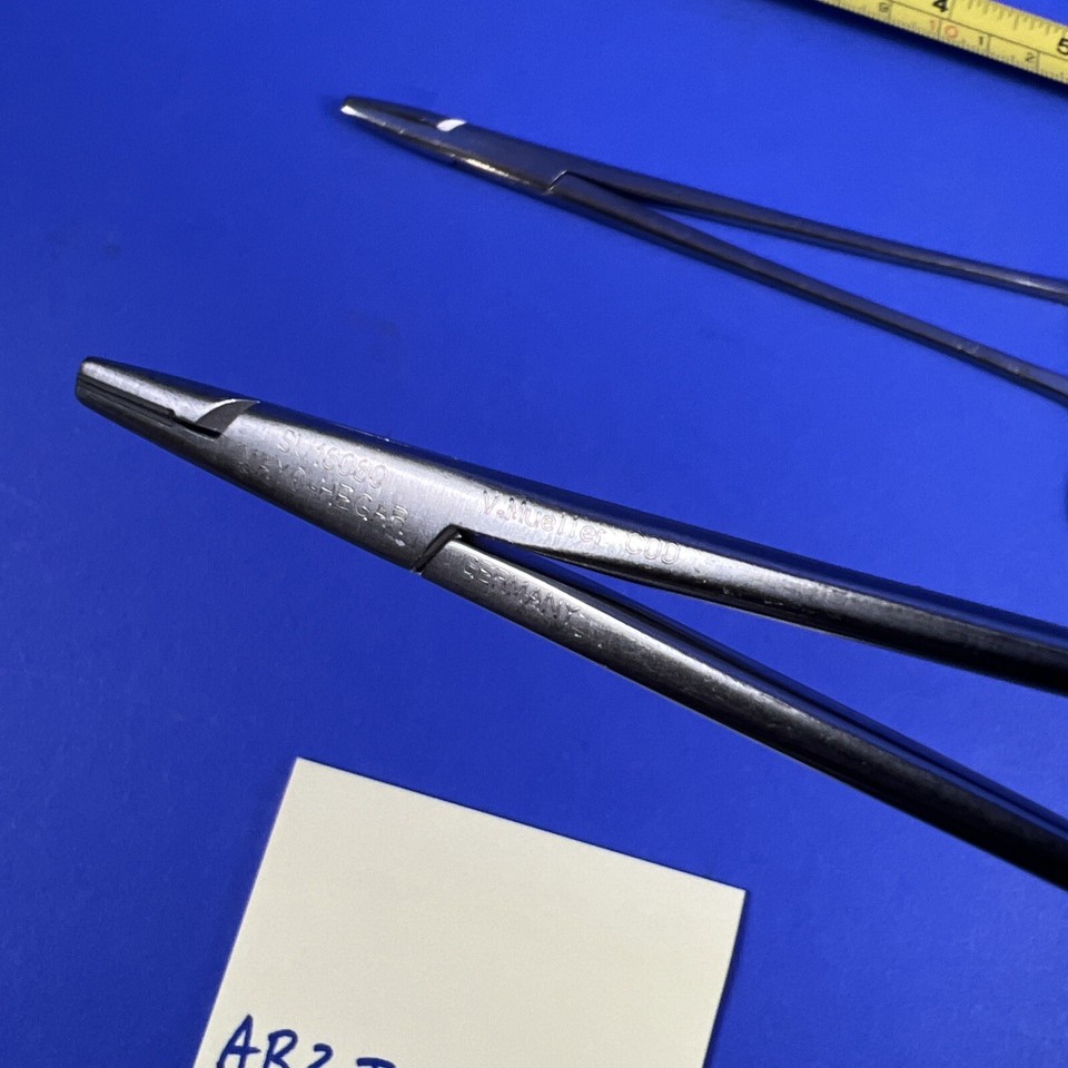 V. Mueller SU16060, SU16061 Mayo-Hegar Needle Holder lot of 2 | eBay