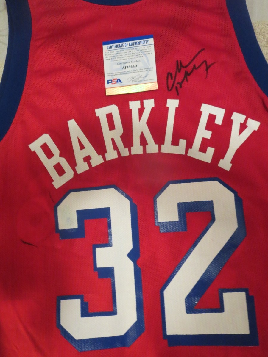 Charles Barkley 76ers Uniform Charles Barkley Philadelphia 76ers
