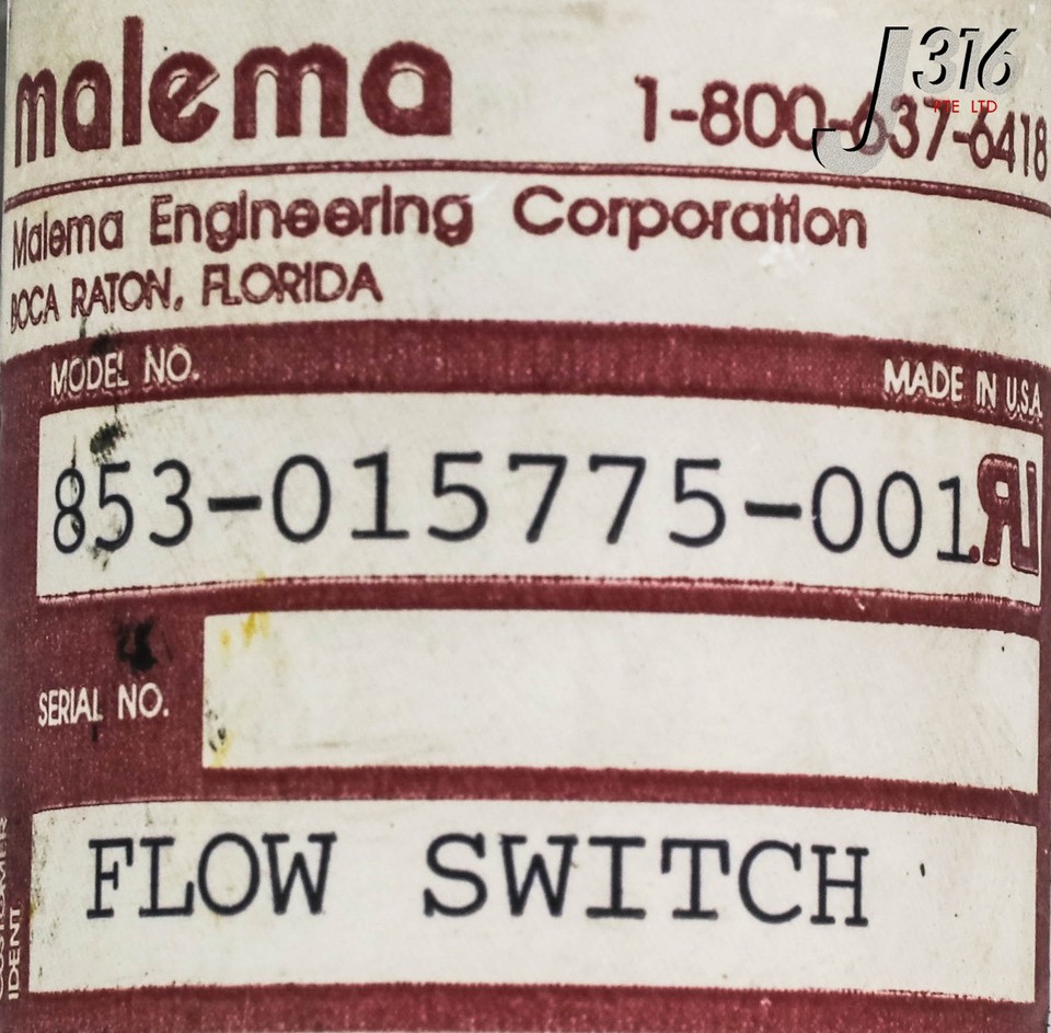 13469 LAM RESEARCH MALEMA FLOW SWITCH 853-015775-001 | eBay