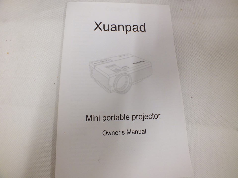 XuanPad Mini Projector FHD 1080P Portable Multimedia Video Projector ...
