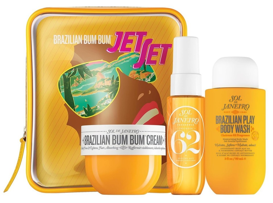 Sol de Janeiro Jet Set Brazilian Bum Bum Cream + Shower Gel & Body Mist ...