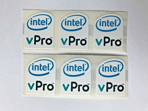 6 Intel Vpro PC Laptop Case Badge Stickers V Pro | eBay