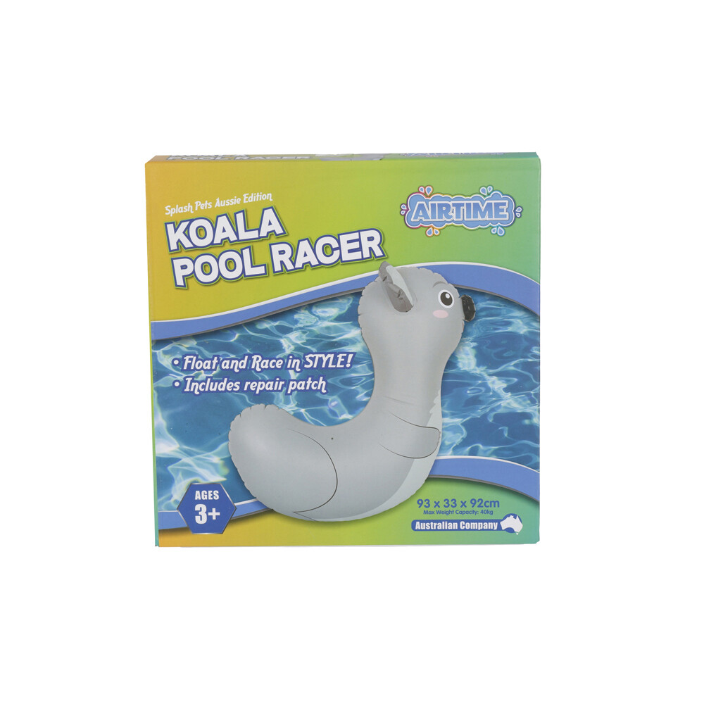 2x Airtime 92x85cm Koala Pool/Beach Racer Floater w/ Repair Patch Kids ...