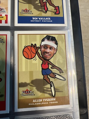 2002 Fleer Tradition Allen Iverson #6 HU Philadelphia 76ers | eBay