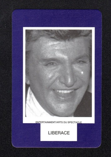 Liberace Entertainer 1993 Face To Face Game Card Canadian Issue | eBay