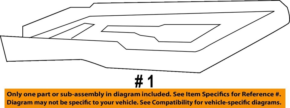 GM OEM 15-19 Sierra 2500 HD Fender Exterior Trim-Protector 23232807 | eBay