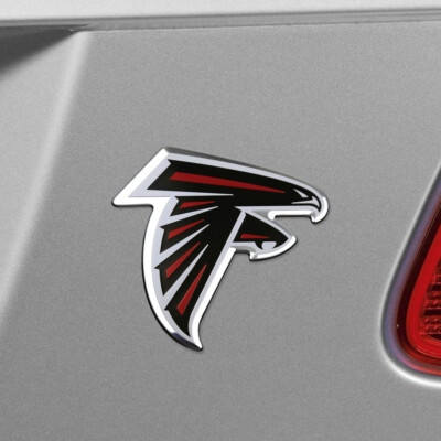 NFL - Atlanta Falcons Heavy Duty Aluminum Embossed Color Emblem | eBay