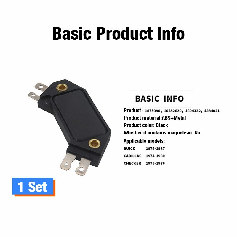 Ignition Module HEI 4 Pin For GM 1974-88 Chevy Pontiac Olds Buick LX301 ...