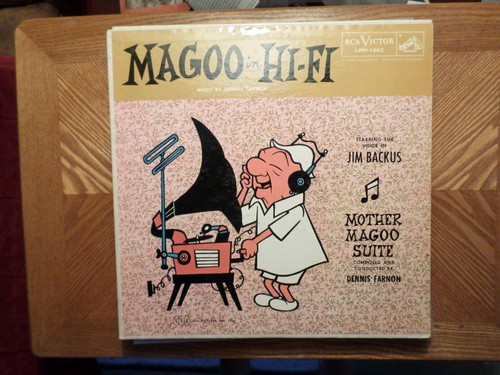 RCA VICTOR LP RECORD 1362/JIM BACKUS/MAGOO IN HI-FI/DENNIS FARNON/1956 ...