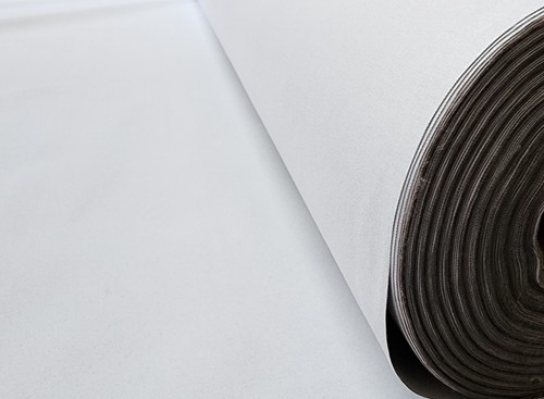 Hotel Grade White Poly Thermal Blackout Lining / Liner Fabric Material ...