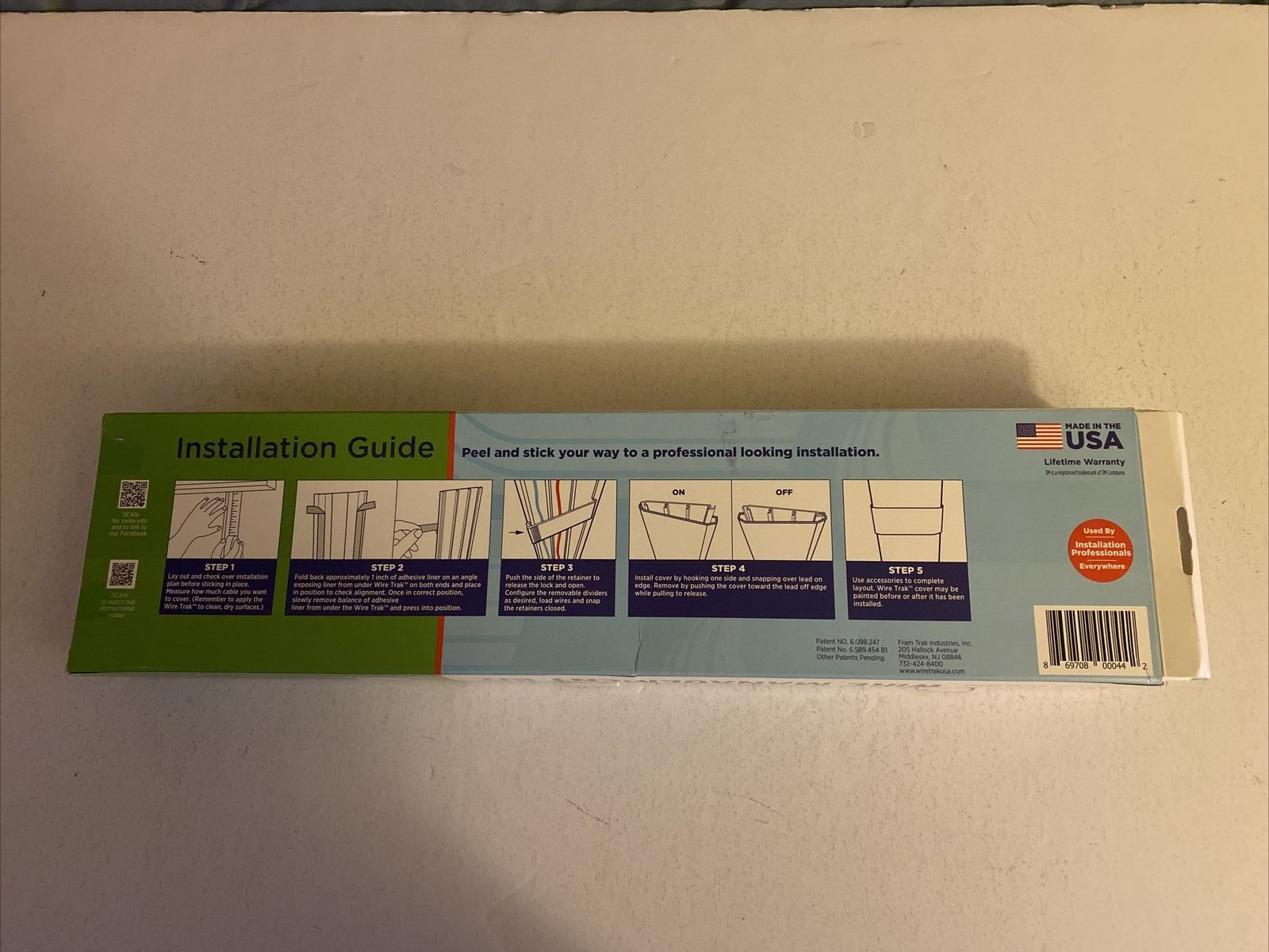 Wire Trak Flat Screen Low Profile - Wire Management Kit EASY TO INSTALL ...