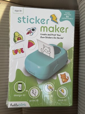 Hello Blink Sticker Maker – Create Your Own Stickers – Craft for Kids ...