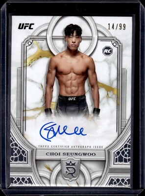 2024 Topps Royalty UFC Choi Seungwoo Rookie Auto /99 RC RA-CW | eBay