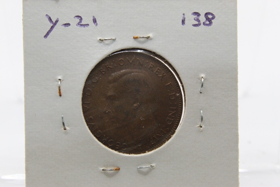1943 AUSTRALIA HALF PENNY KING GEORGE VI KANGAROO | eBay