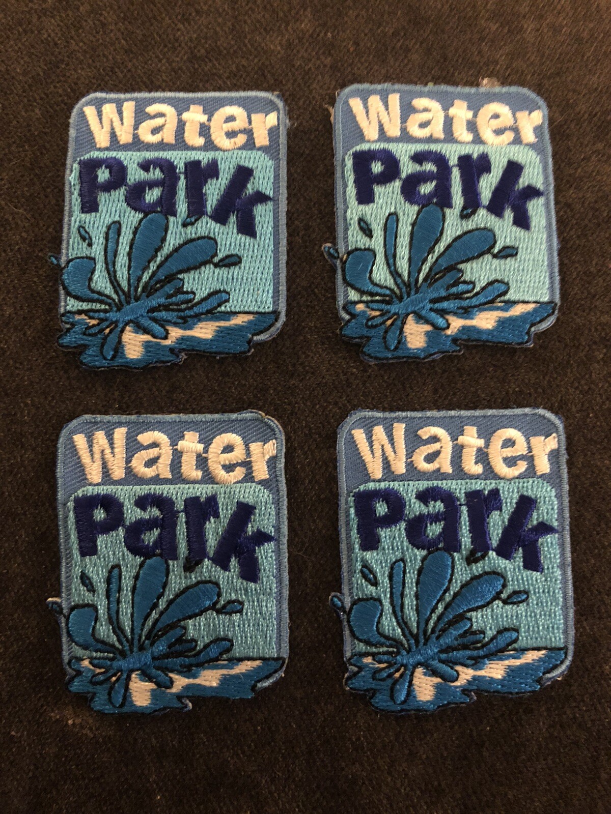 Girl Boy Cub Scout Water Park Fun Patch Badge Iron On New Lot Of 4 | eBay