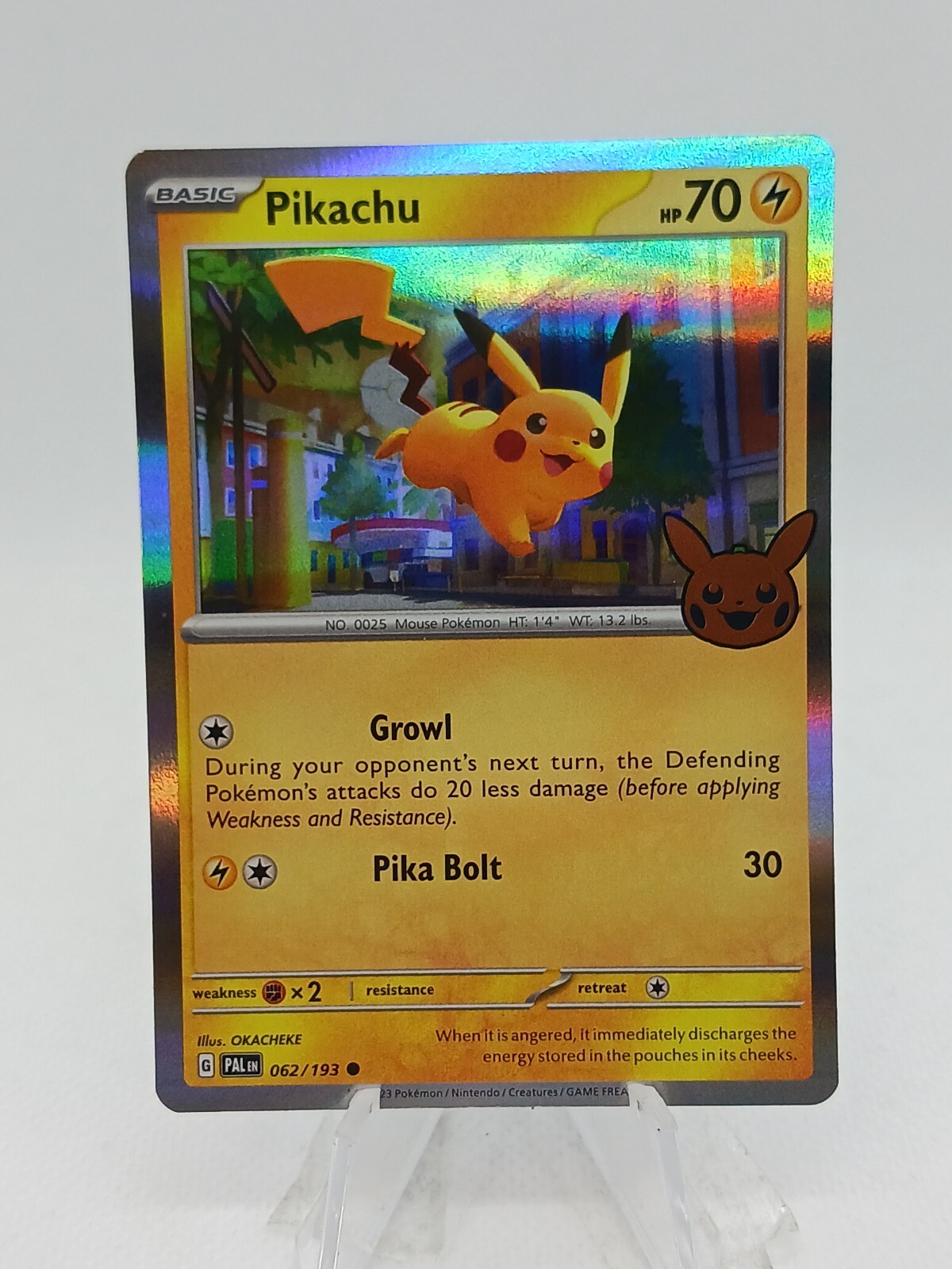 Pikachu - 062/193 - Holo Rare NM-Mint Trick or Trade 2023 | eBay