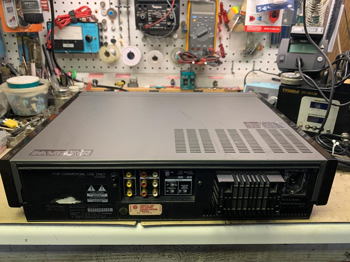 Panasonic AG-W1P World Multi System VCR NTSC PAL SECAM MESECAM***90 ...