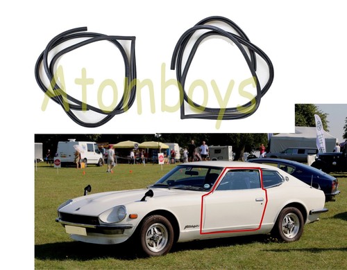 For NISSAN Datsun Fairlady Z S30 240Z 260Z 2+2 Weatherstrip Rubber Door ...