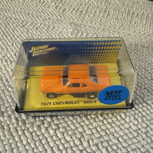 Johnny Lightning '71 Chevy Nova SS, Orange, ThunderJet, H.O. Slot Car ...