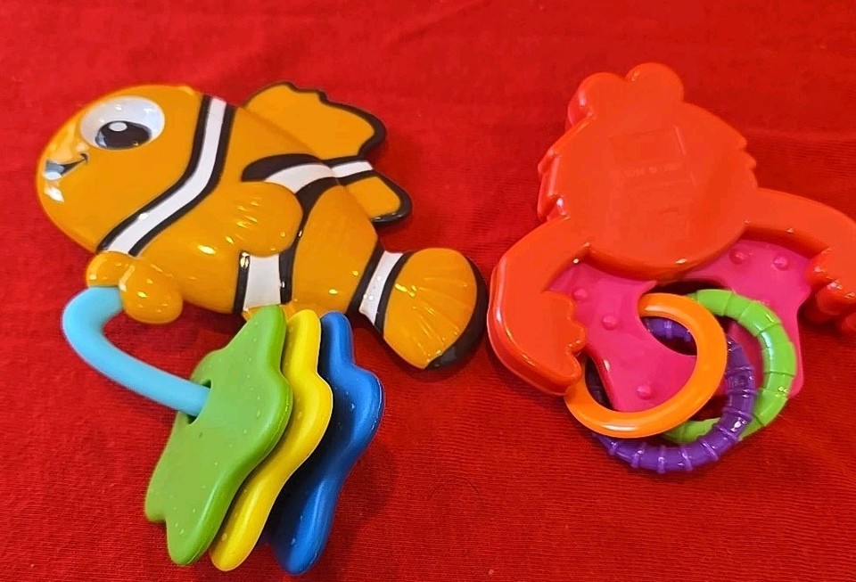 30+ BABY RINGS LINKS Connecting Teether Toys Chain Plus Add On Rattles ...