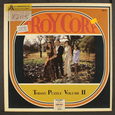 TROY CORY: todays puzzle, vol. 2 CINEMA PRIZE 12" LP 33 RPM | eBay