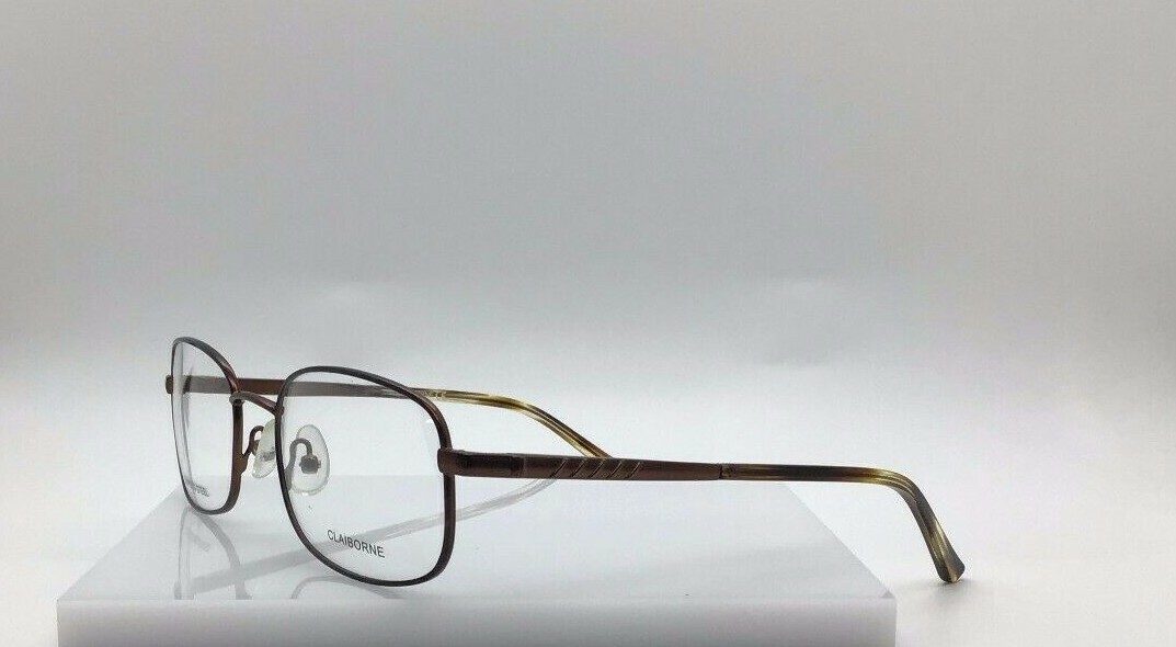Claiborne CB213 Havana Brown 0N2T Metal Eyeglasses Frame 54-19-140 New ...