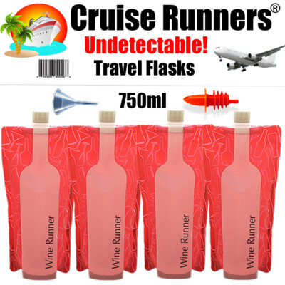 Cruise Ship Flask Kit Rum Runners Sneak Smuggle Alcohol Liquor Booze ...