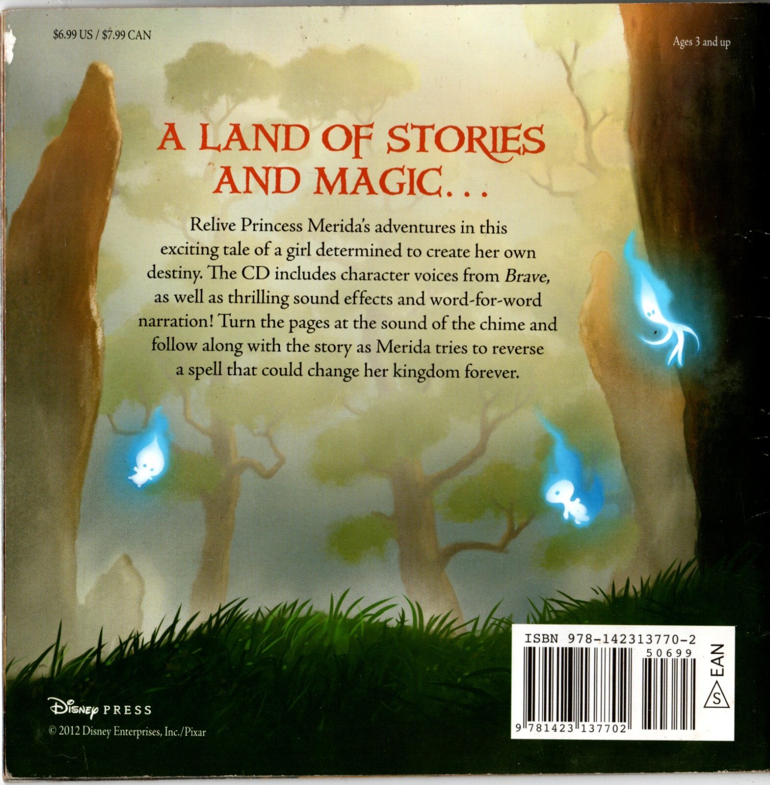 BRAVE READ-ALONG STORYBOOK ~ CD 💿 IS NOT INCLUDED. | eBay