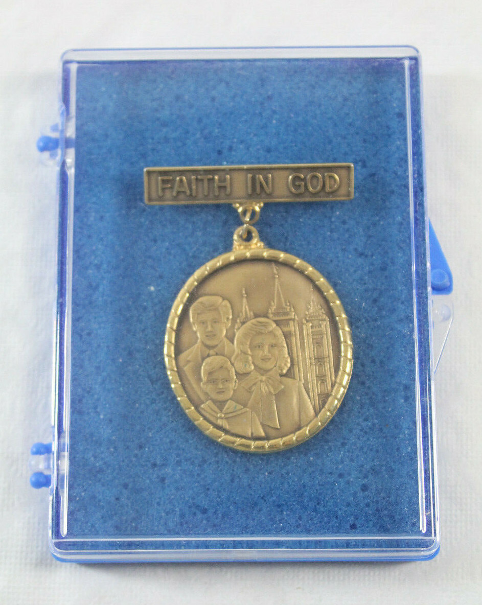 Faith In God Medal Award Boy Scouts BSA Mormon LDS Coin Medallion Pin ...