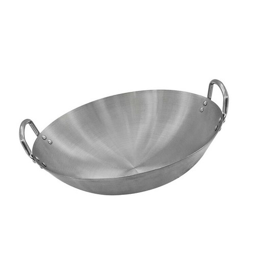 5 Inch Depth 15 Inch Stainless Steel Wok With Handle Cookware | eBay
