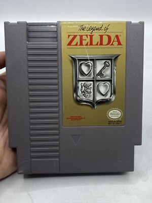 The Legend of Zelda Grey Cart(Nintendo Entertainment System) NES Tested ...