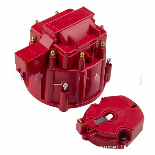 Red Male HEI Distributor Cap Coil And Rotor Replacement For SBC BBC 305 ...