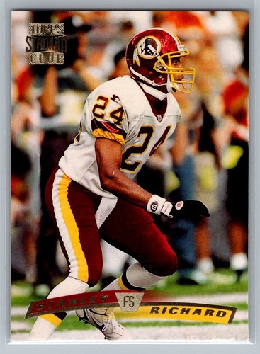 1996 TOPPS STADIUM CLUB CARD # 253 Stanley Richard - Washington ...