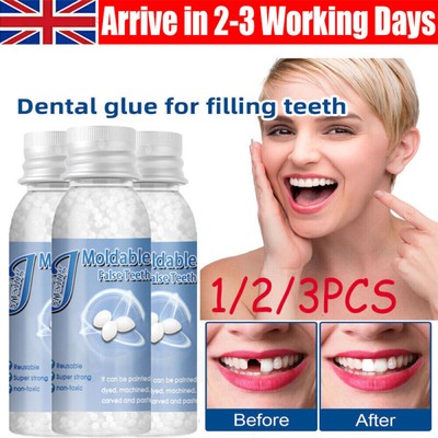 Resin Temporary Tooth Repair Kit Fix Broken False Teeth Fill Gaps ...