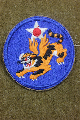 WWII U.S. AIR CORPS 14th AIR FORCE FLYING TIGERS PATCH ( SCARCE ) | eBay