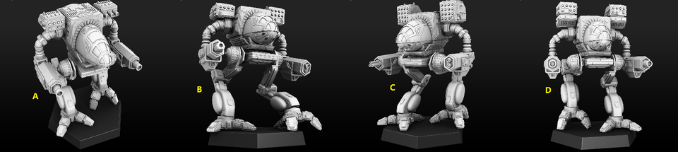 TBR Timber Wolf aka "Mad Cat" "Classic Style" Alt Mech For Battletech ...