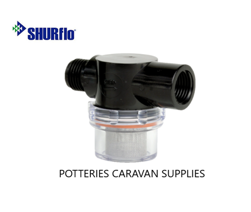GENUINE SHURFLO PUMP FILTER STRAINER 1/2" - 1/2" - IN-LINE FILTER - 255 ...