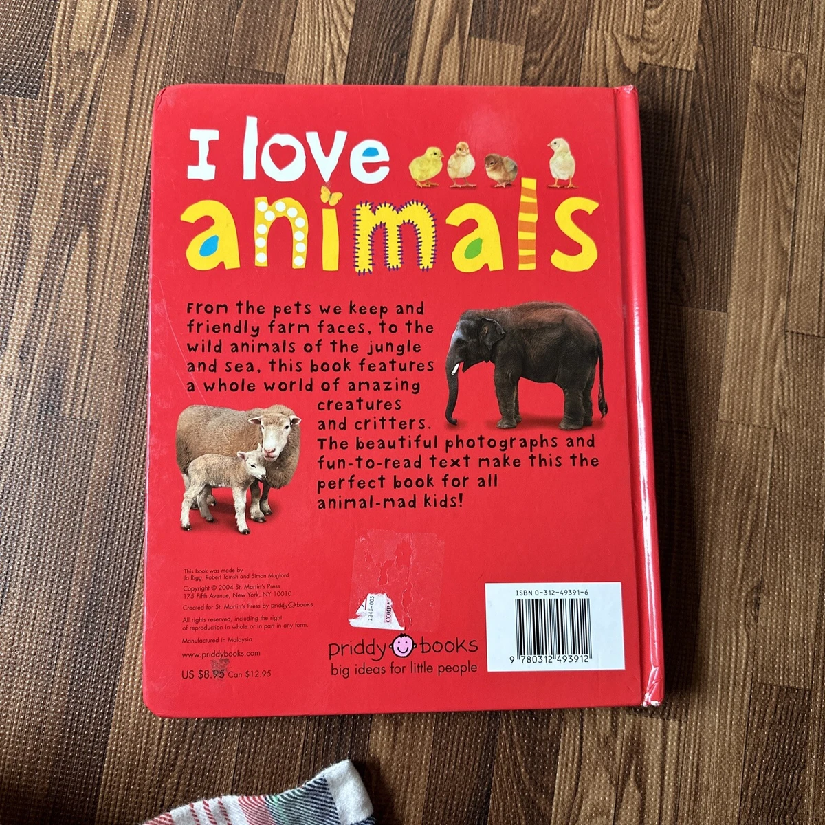 I Love Animals Book