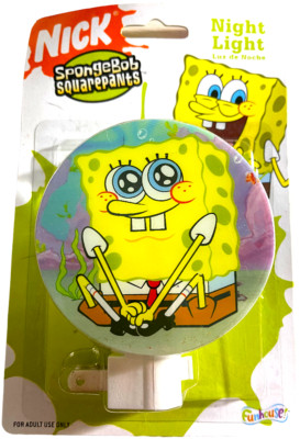 Nickelodeon Nick Jr SpongeBob SquarePants Night Light SITTING Sponge ...