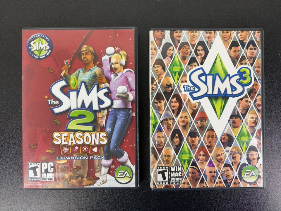 Lot of 14 The Sims 2 PC Game CD ROM Expansion Packs Manuals Complete In ...