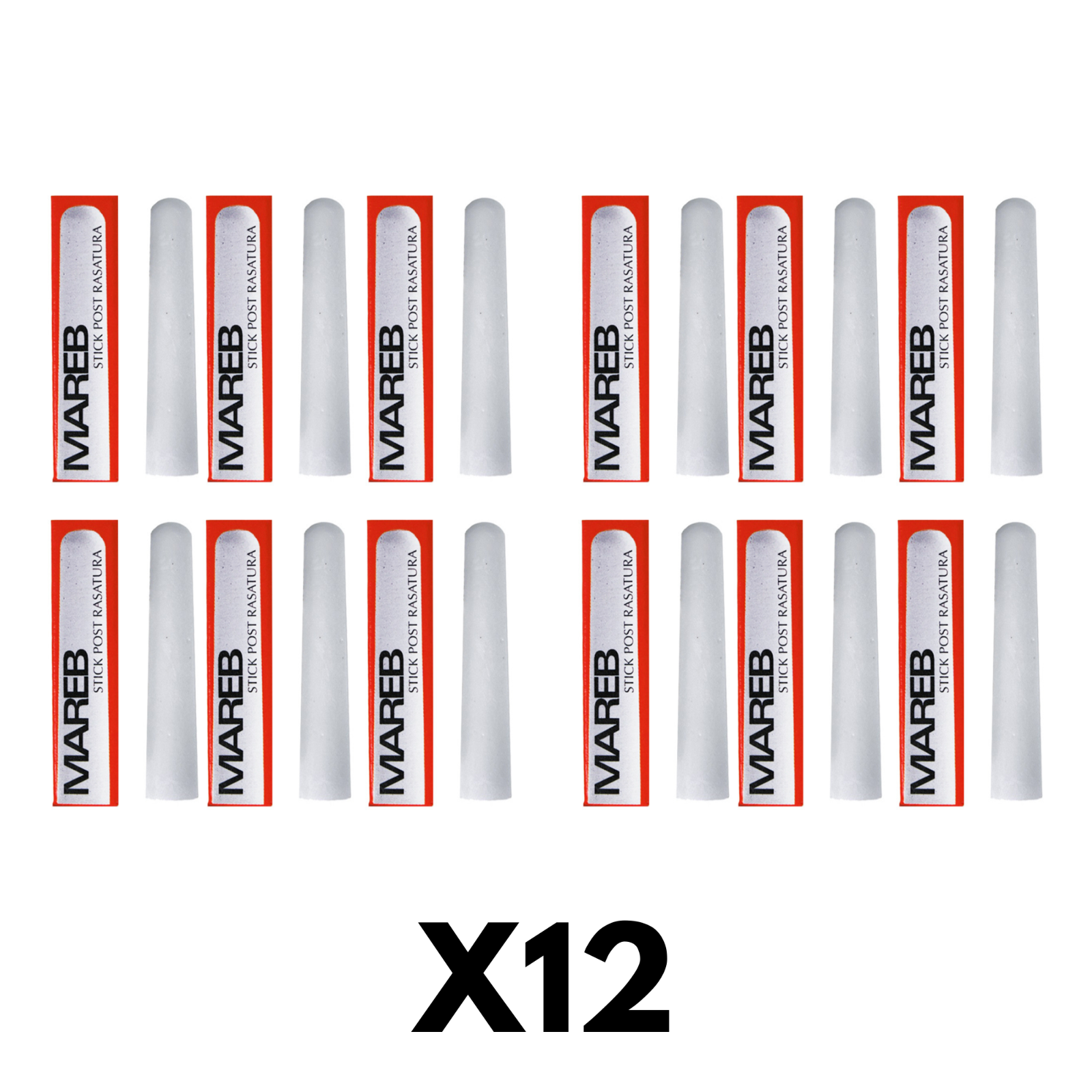 X12 Stick 0.2oz Alum Rock Natural Hemostatic Astringent 12 Packs Mareb ...