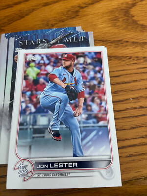 2022 Topps Chrome Jon Lester Card #187 Cardinals Baseball MLB | eBay