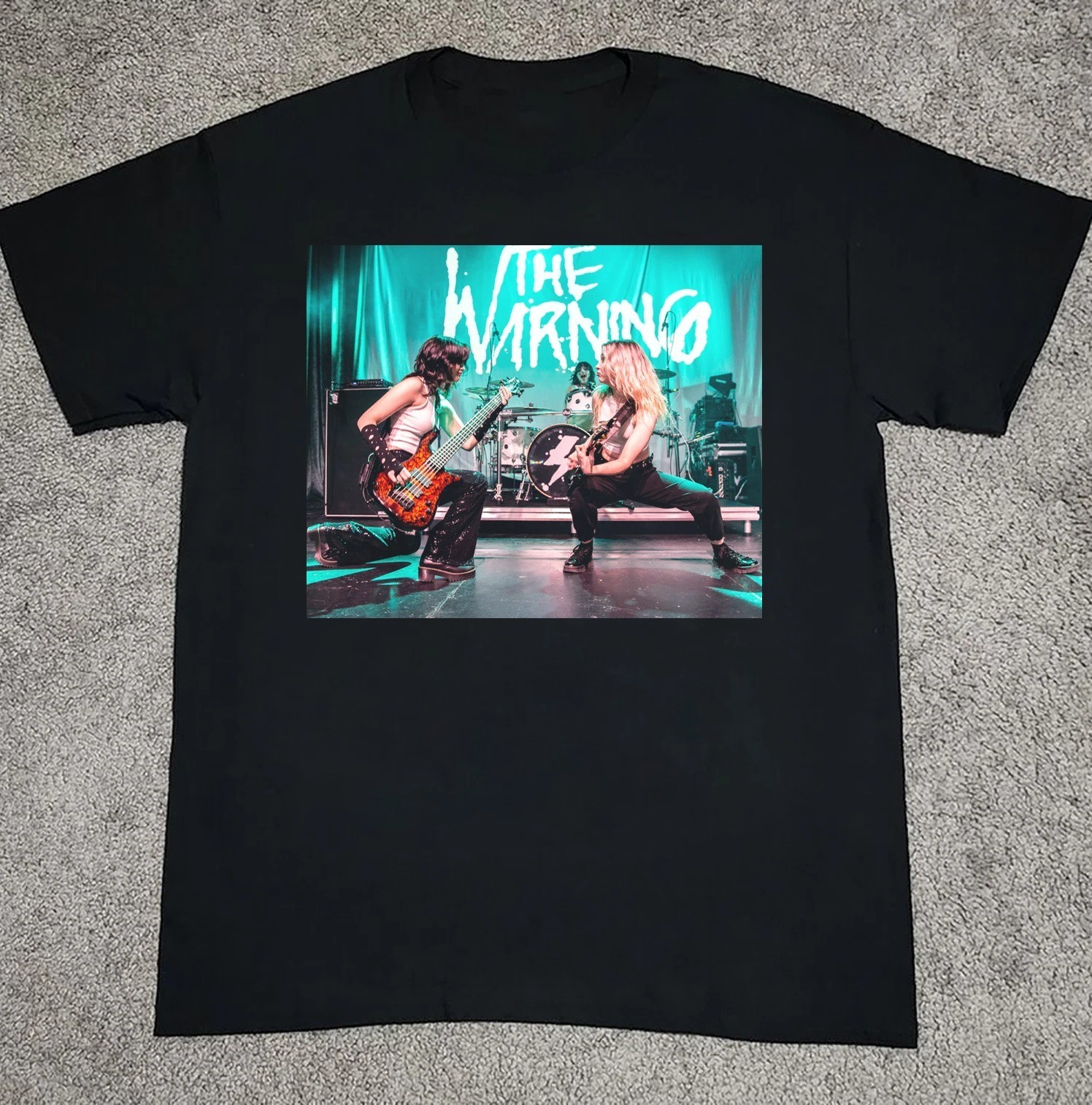 The Warning Band Concert Tour 2025 Black All Size T-Shirt | eBay