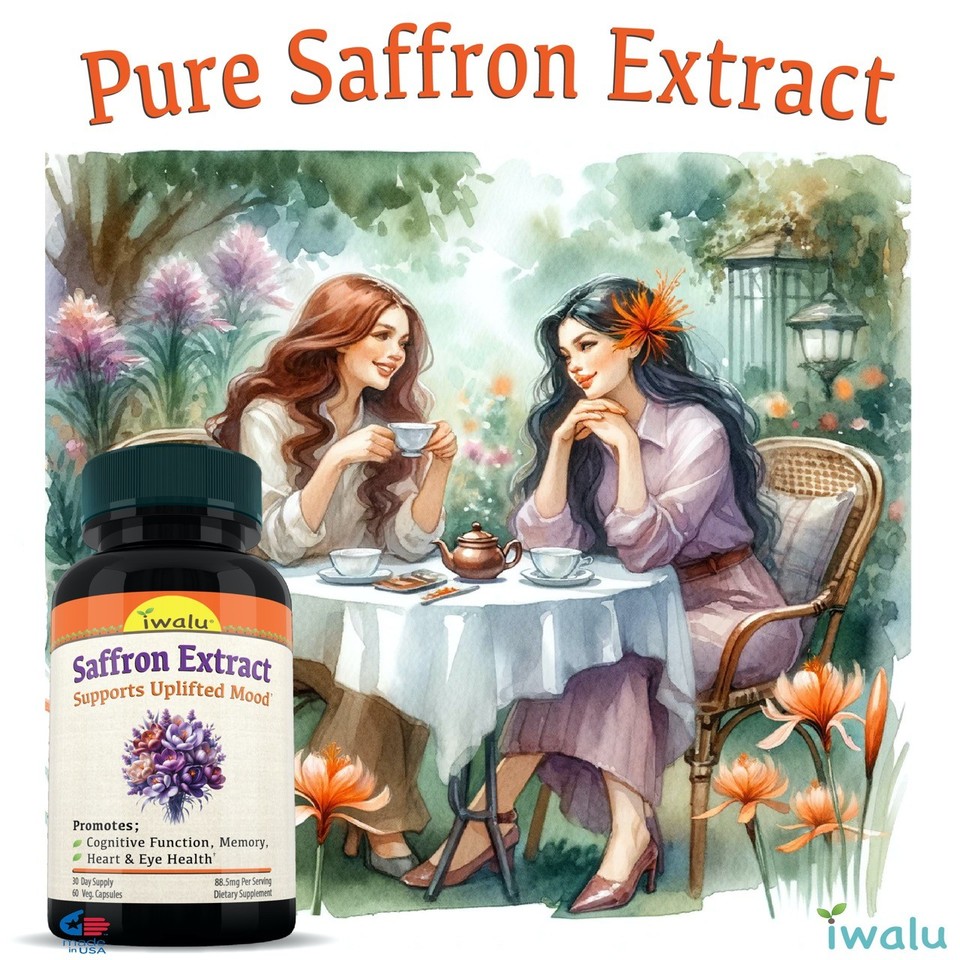 Best Saffron Eye Supplements, IWALU *FREE SHIPPING Same Day - USA Made ...