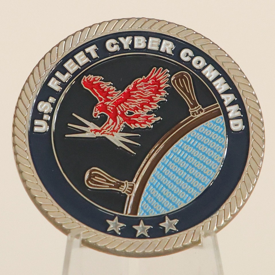 U.S. Fleet Cyber Command & Tenth Fleet Challenge Coin #4 | eBay