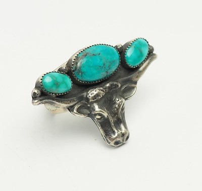 Kevin Billah Navajo Native American 925 silver turquoise adjustable ...