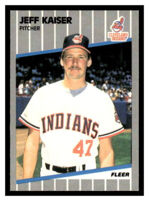 1989 Fleer #410 Jeff Kaiser - Cleveland Indians Rookie | eBay