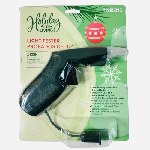 Light Tester for LED + Incandescent Lights Holiday Light Strand Tester ...