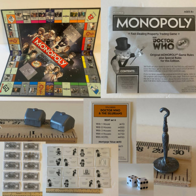 Monopoly DOCTOR WHO Replacement Board Game Pieces Token money cards | eBay